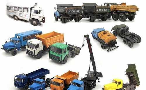 Сборка и покраска моделей грузовиков AVD (авд)
