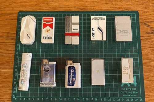 Зажигалки marlboro kent chesterfield zippo