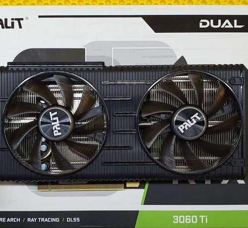 Видеокарта Palit dual RTX3060Ti LHR V1 Samsung