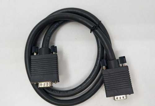 Кабель VGA 15pin - VGA 15 pin, 1 м