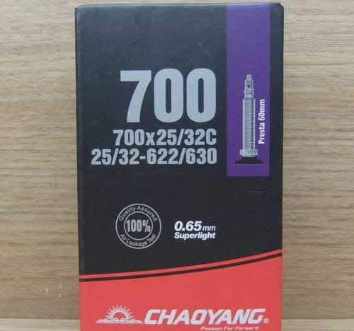 Камера спортивная 700х25/32С chaoyang FV60MM