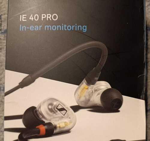 Проводные наушники Sennheiser IE 40 PRO In-Ear mon