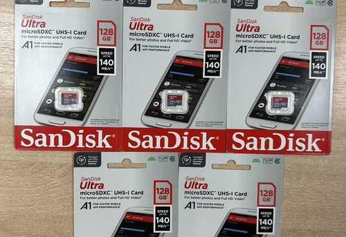 Карта памяти Sandisk Ultra MicroSD 128GB Новый