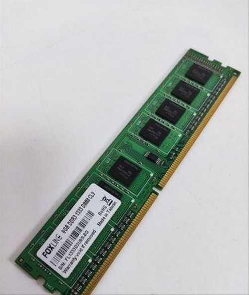 Модуль памяти 8Gb DDR3 FoxLine 1333 MHz (TR)