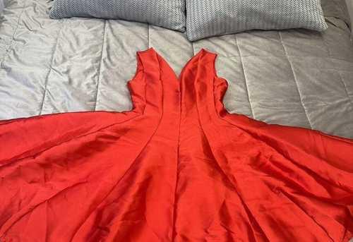 Красное вечернее платье 42-44