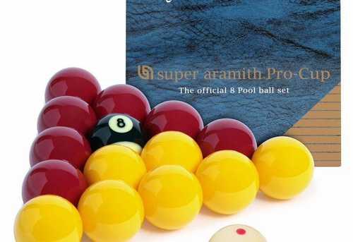 Шары Super Aramith Pro-Cup 8Pool 50,8 т. биток 48