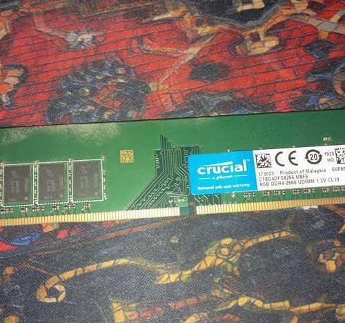 Оперативная память ddr4 8gb crucial 2666