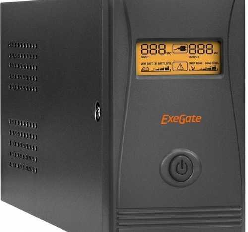 Exegate EP285478RUS ибп ExeGate Power SMART ULB-850.LCD.AVR.euro.RJ.USB 850VA/480W, LCD, AVR, 2 евро