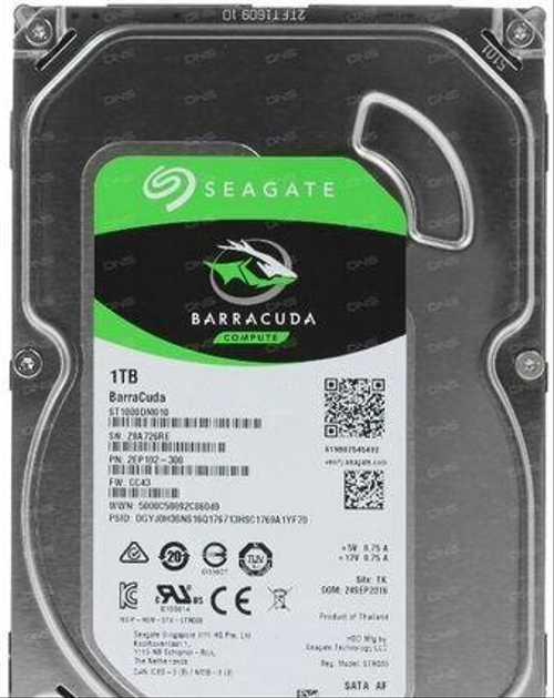 Жесткий диск Seagate BarraCuda 1TB