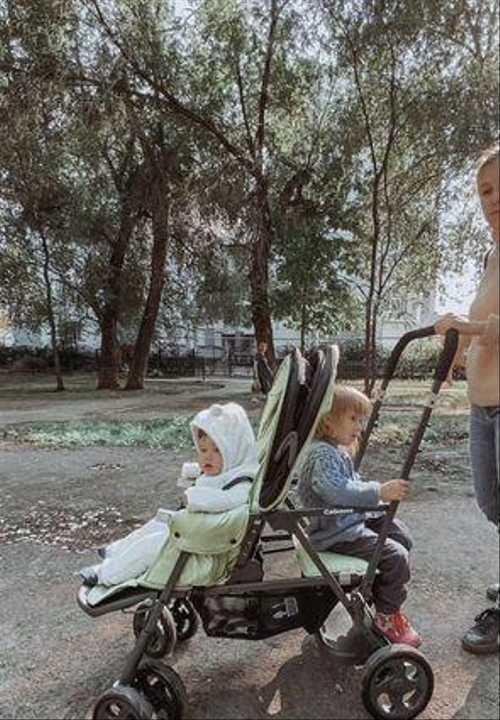 Коляска для двоих детей joovy caboose