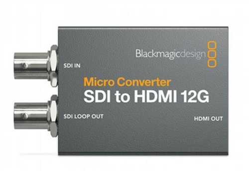 Micro Converter SDI to hdmi 12G Blackmagic convcmi