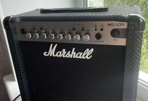 Комбоусилитель Marshall MG15CFX состояние на 5