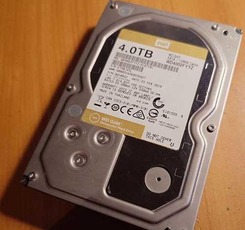 Жесткий диск WD Gold 4TB