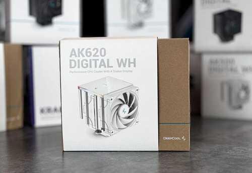 Воздушное охлаждение DeepCool AK620 Digital WH