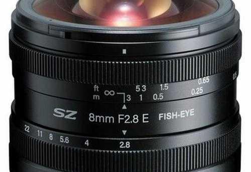 Объектив Tokina SZ 8mm f/2.8 Fisheye MF Sony E