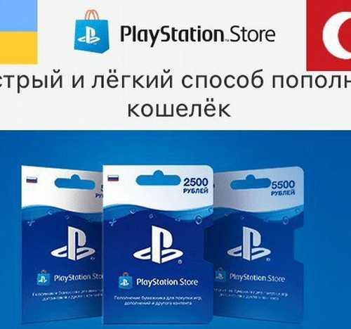 Пополнение/Покупка Игр Турция Украина/PS4 PS5