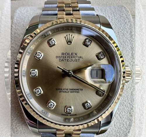 Часы Rolex Datejust с бриллиантами