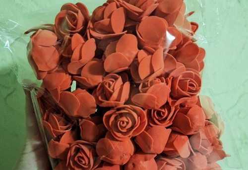 Розы из фоамирана 100шт