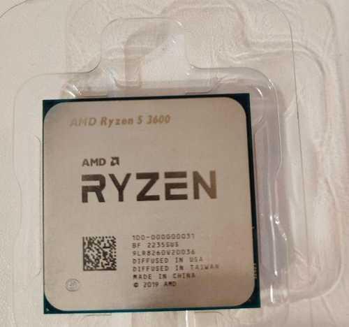 Продам процессор AMD Ryzen 5 3600