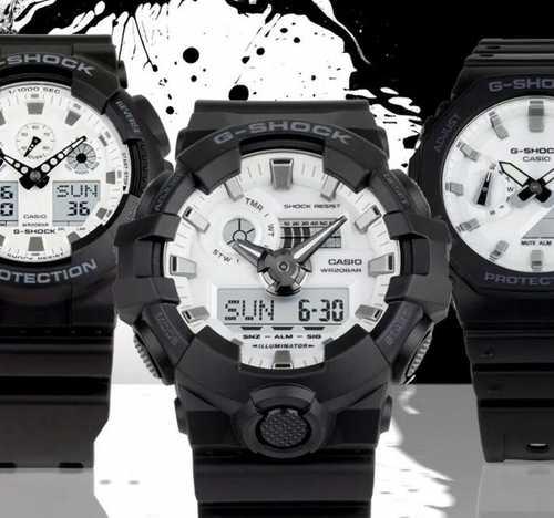 Casio G-shock Black and White Collection из США