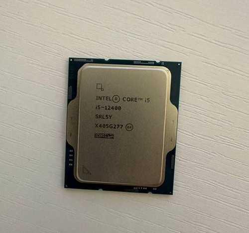 Процессор Intel core i5 12400