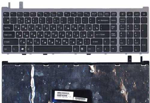 Клавиатура Sony VGN-AW черная с серой рамкой