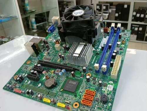 Материнская плата Lenovo 775 с процессором DDR3
