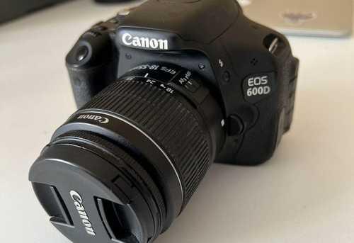 Фотоаппарат Canon 600d (зеркальный)