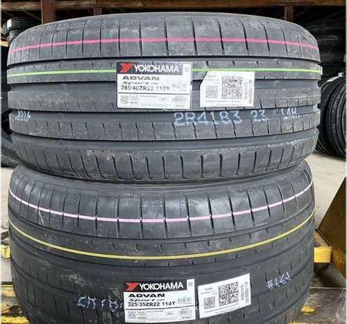 Yokohama Advan Sport V107C 285/40 R22 и 325/35 R22 114Y