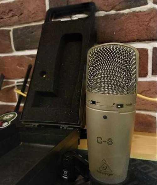Студийный микрофон behringer c3