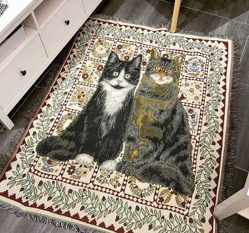 Ковер с котами vintage style