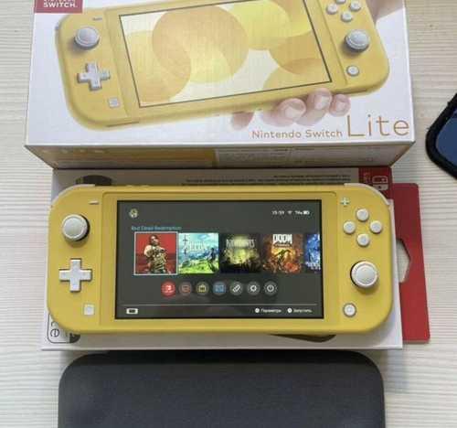 Nintendo switch lite прошитая 256