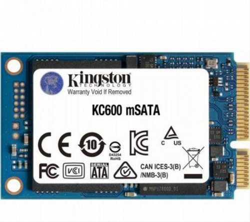 SSD накопитель Kingston msata 512GB KC600 (skc600m