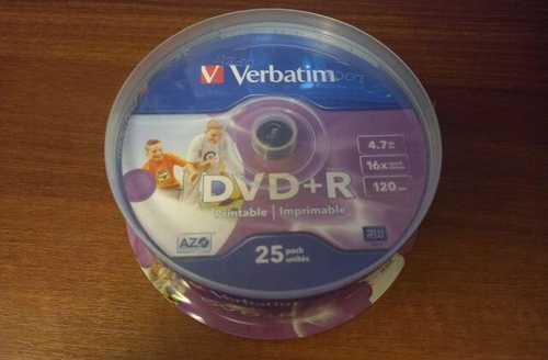 DVD+R Verbatim 4.7гб 16x printable