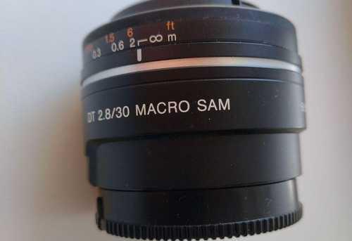 Объектив Sony 30mm f/2.8 DT Macro SAM (SAL-30M28)