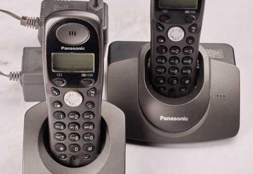 Радиотелефон Panasonic с двумя трубками