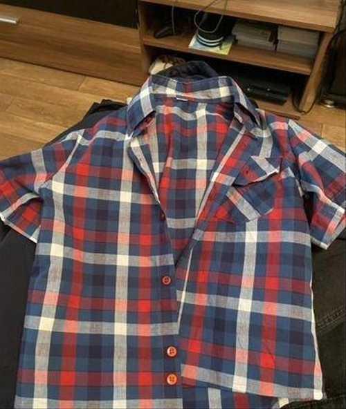 Рубашка х/б на мальчика. Размер 110-116