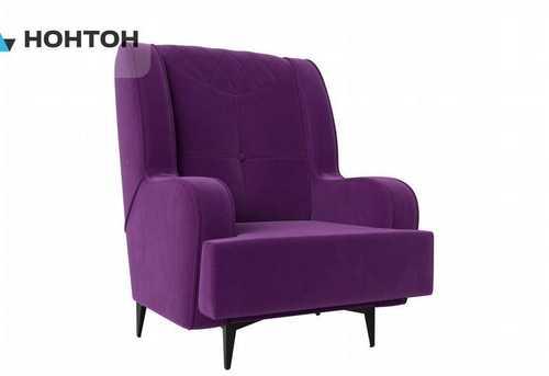 Кресло Неаполь микровельвет фиолетовый