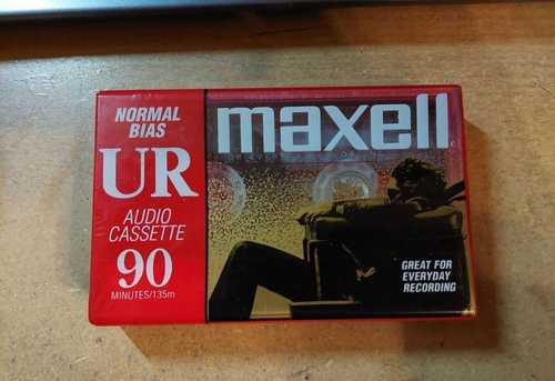 Аудиокассета Maxell Normal Bias UR 90 новая
