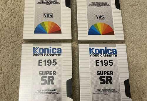 Новые видеокассеты Konica E195