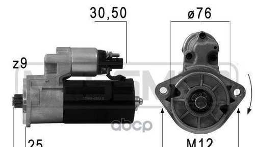 Стартер VW crafter 06-13 2kw 220684 220684 Era
