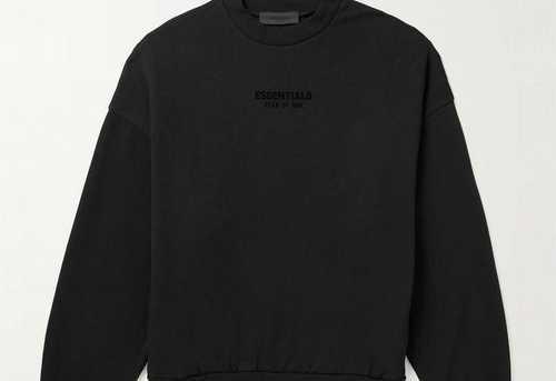 Свитшот Fear Of God Essentials Jet Black Oversize