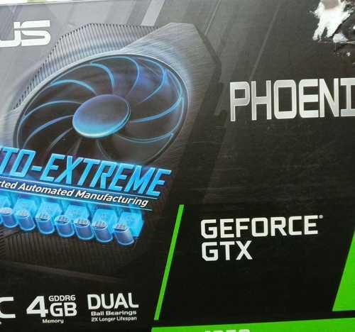 Видеокарта gtx 1650 phoenix OC 4GB