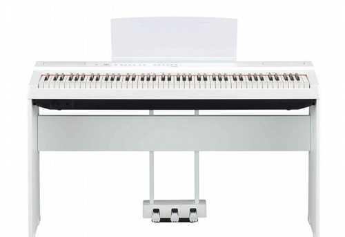Пианино Yamaha P-125 корпусное с блоком 3 педалей