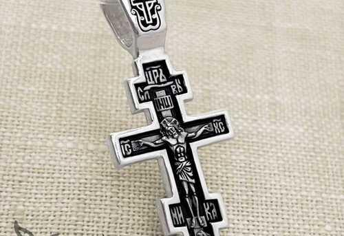Крест на гайтане со вставками 45 см
