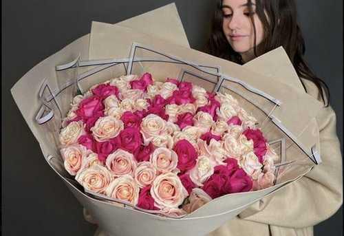Букет роз 5, 9, 15, 25, 51 шт цветы с доставкой"