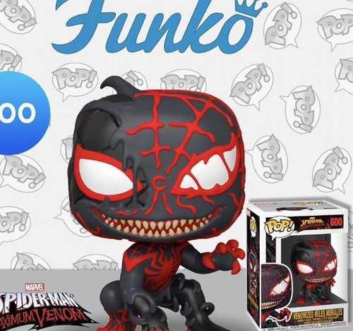 Funko POP Spider-Man Venomized Miles Morales(600)