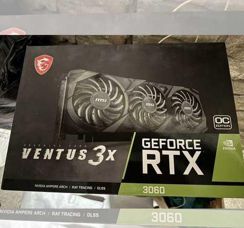 Видеокарта MSI geforce rtx 3060 12 гб 3x OC