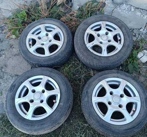 Литые диски на daewoo matiz + резина