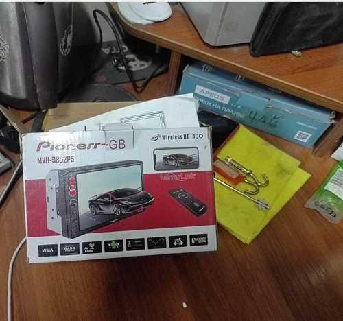 Автомагнитола pioneer 2din с блютузом